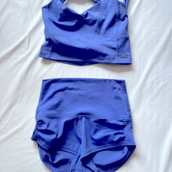 Mika Yoga Wear | Shorts | Mika Purple Workout Set | Poshmark
